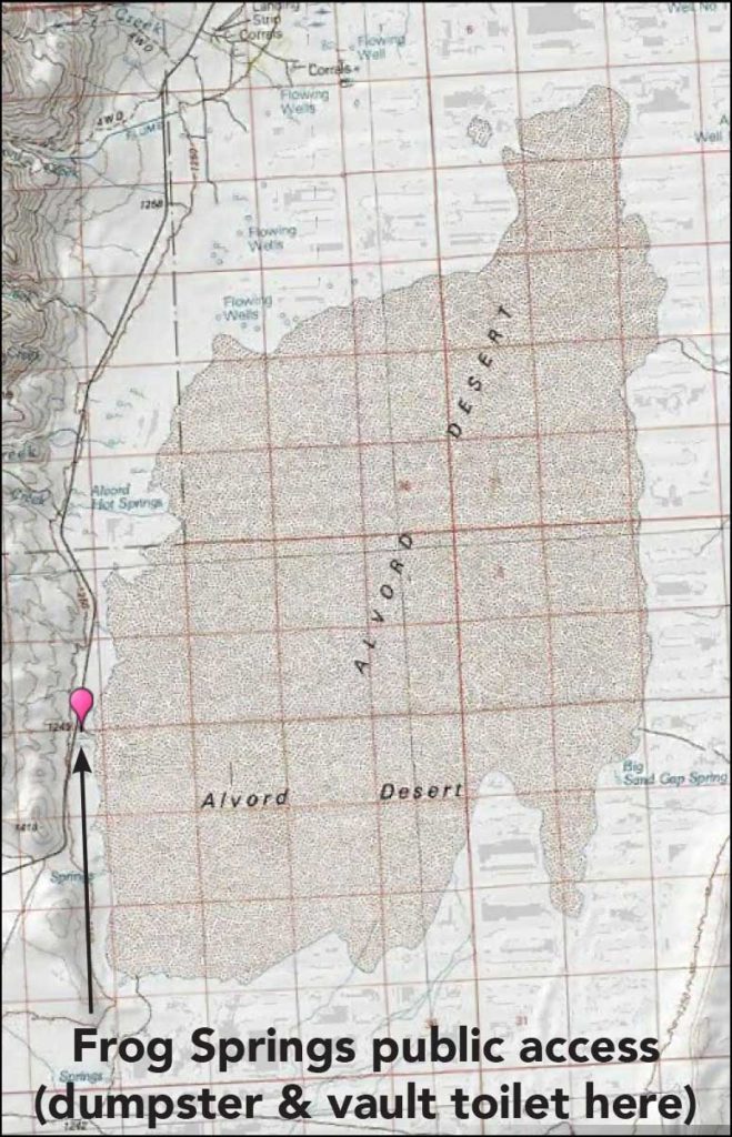 Alvord-Desert-Map - Oregon Natural Desert Association