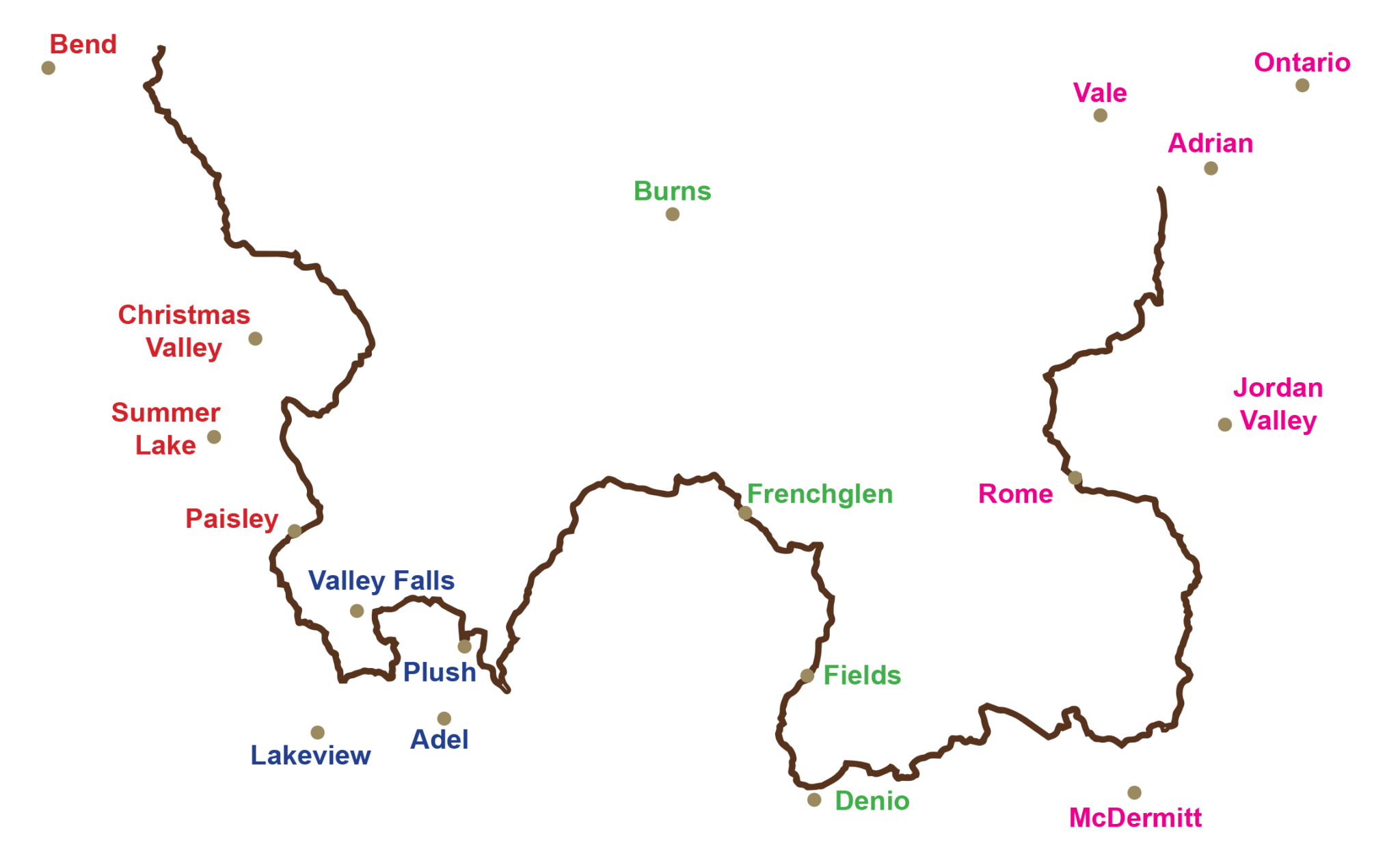 18 Trail Towns Along the Oregon Desert Trail - Oregon Natural Desert ...